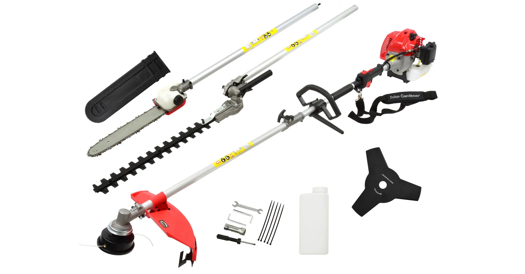 Geko benzines fűkasza, sövényvágó és láncfűrész, 3Le